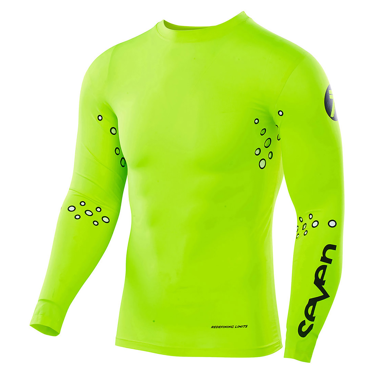 Seven MX 21.2 Zero Adult Lazer Cut Compression Jersey (Flow Yellow ...