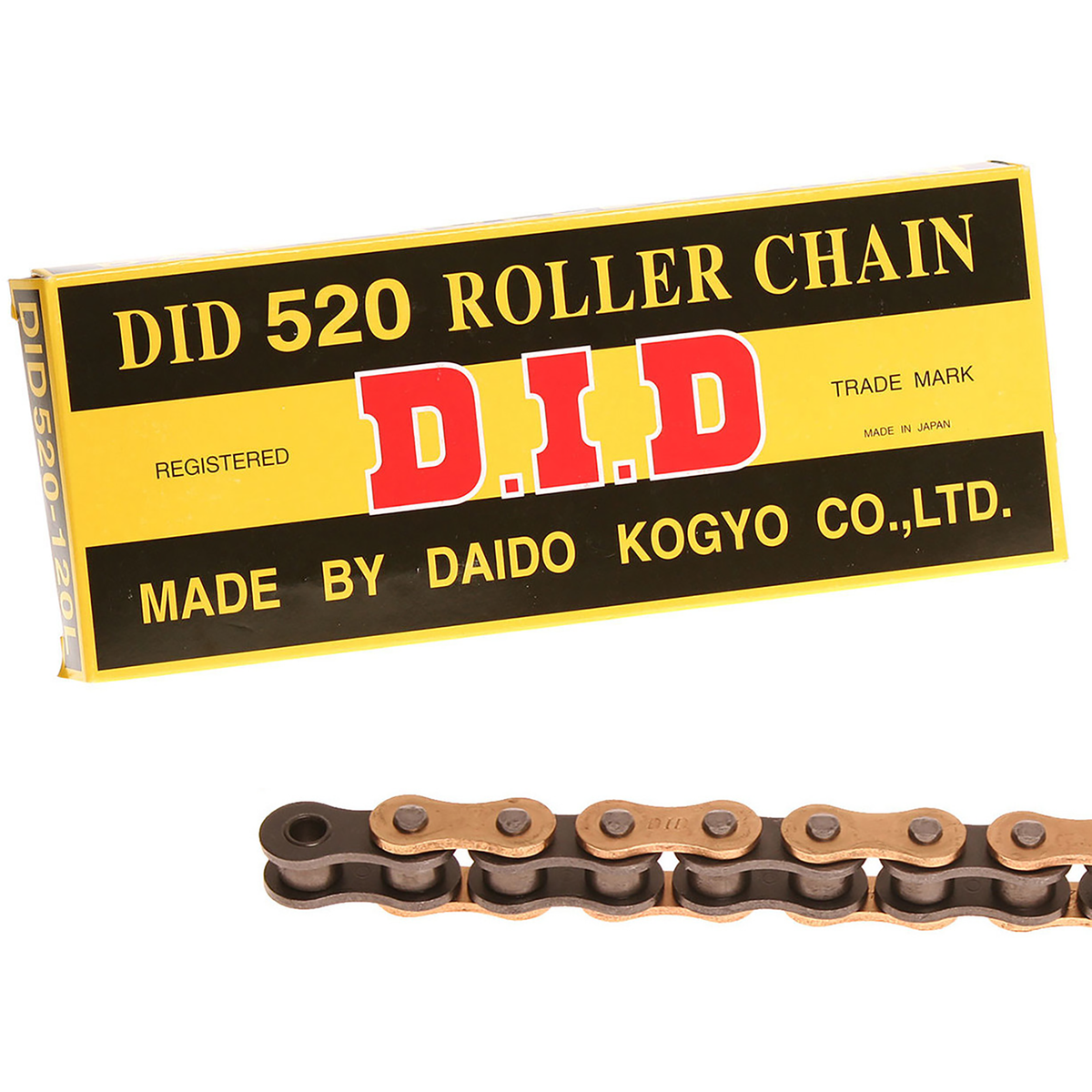 D.I.D Chain Heavy Duty G&B 520 X 120 L (RJ) – Dirt Store