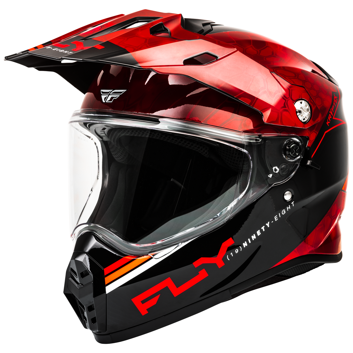 Fly Racing 2025 Trekker Kryptek Conceal Adult Helmet (Red/Black) – Dirt ...