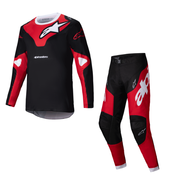 ALPINESTARS RACER VEIL BLACK BRIGHT RED KIT COMBO – Dirt Store