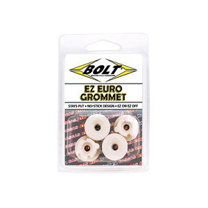 BOLT HARDWARE PLASTIC EZ EURO SIDE PANEL GROMMETS X4 PACK KTM/HQV/GAS ...