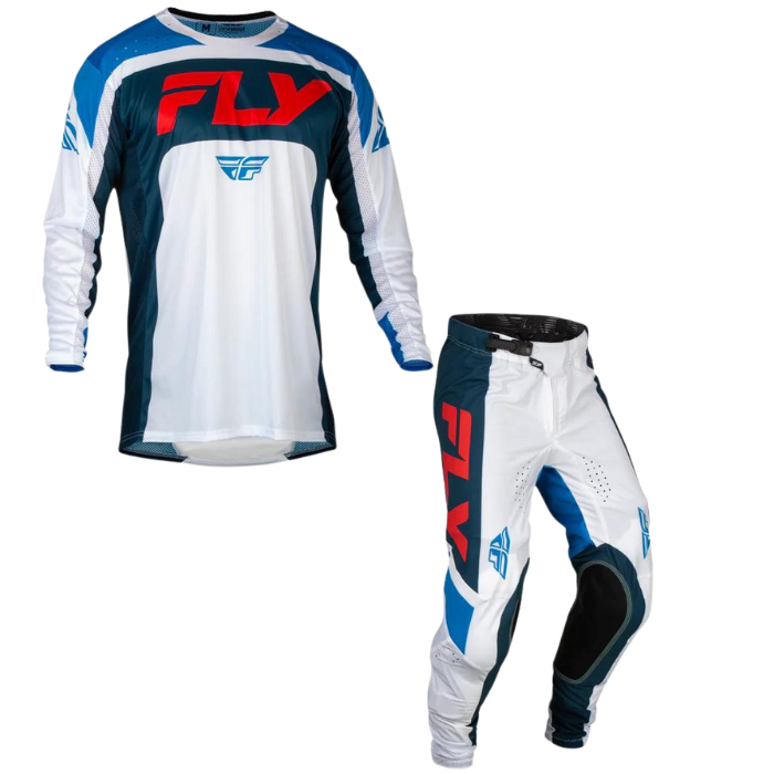 FLY RACING FLY 2024 LITE RED WHITE NAVY KIT COMBO – Dirt Store