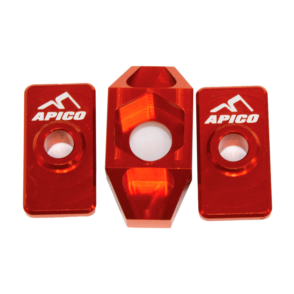 REAR AXLE BLOCK KTM/HUSKY SX50 09-19, TC50 17-19 ORANGE – Dirt Store