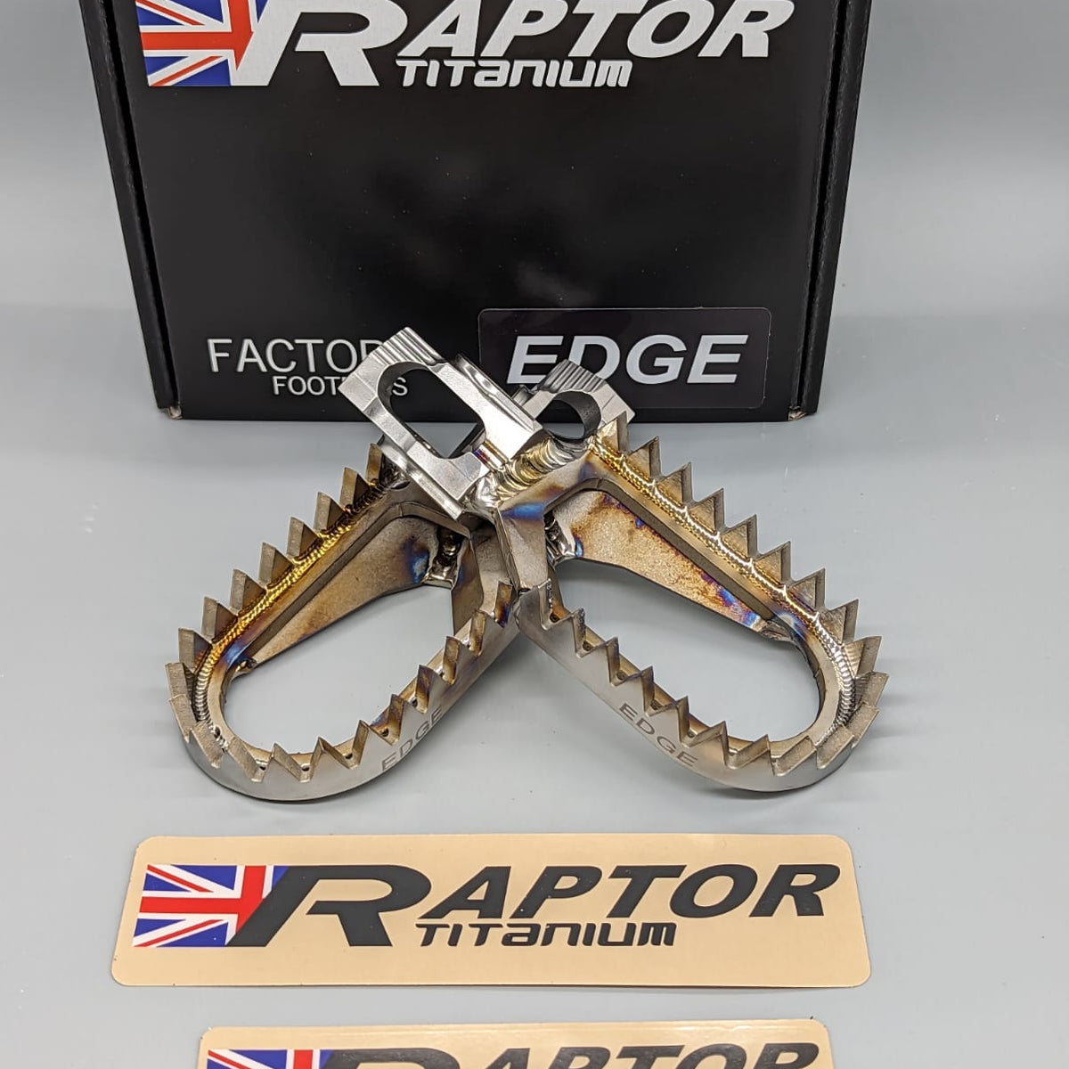 RAPTOR KTM / HUSQUVARNA / GASGAS 23-25 125-450 EDGE TITANIUM FOOTPEGS ...