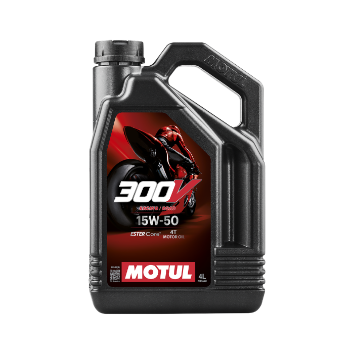 MOTUL 300V 15W50 FACTORY LINE ROAD RACING 4 LITRE – Dirt Store