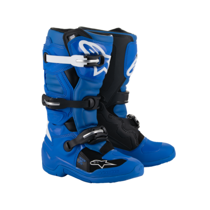 ALPINESTARS TECH 7S YOUTH BLUE BLACK WHITE – Dirt Store
