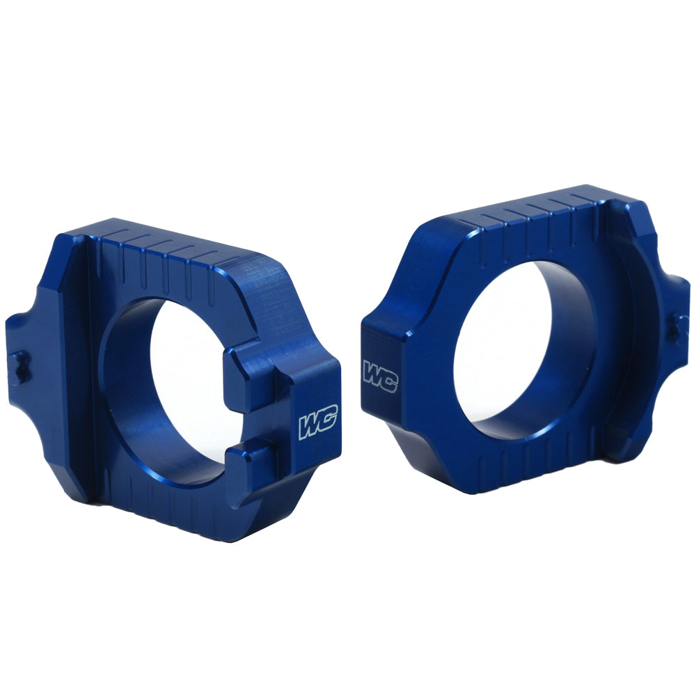 WORKS CONNECTION AXLE BLOCK KIT ELITE YAMAHA YZ250F 12-25 YZ450F 10-25 ...