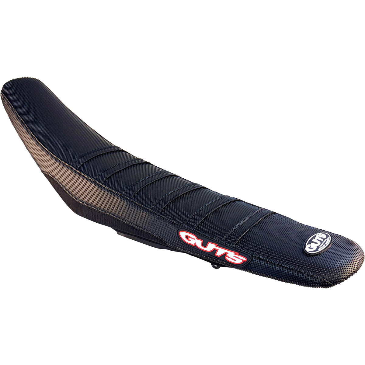 GUTS Racing Seat Cover Ribbed Black With Ballistic Side Triumph TF 250 ...
