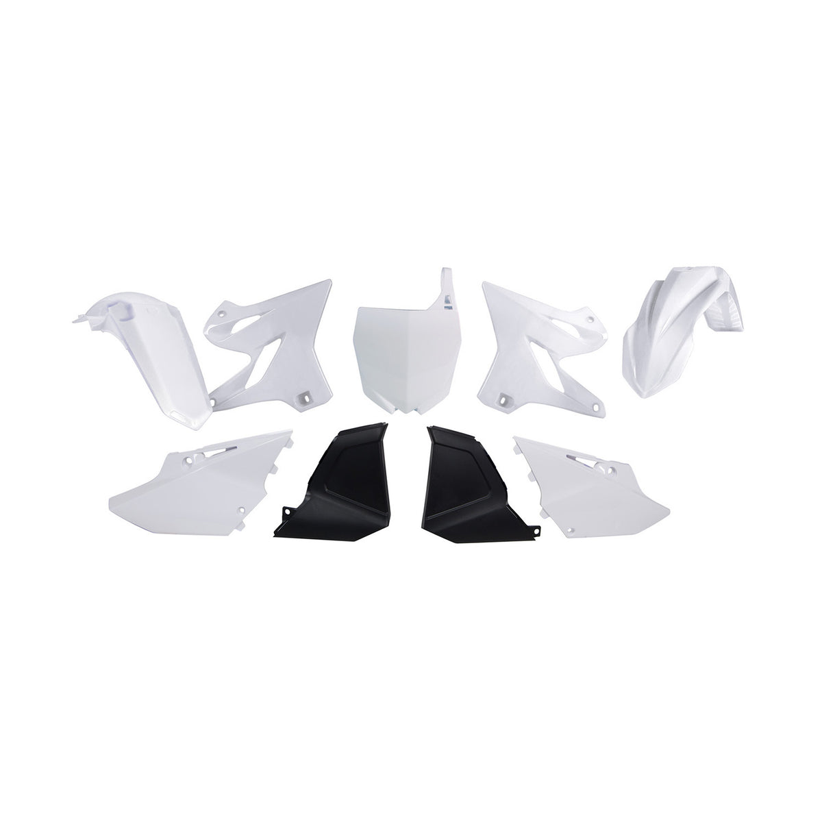 Rtech Plastic Kit (6pc) Restyle (White) Yamaha YZ/YZ-X125/250 02-21 ...