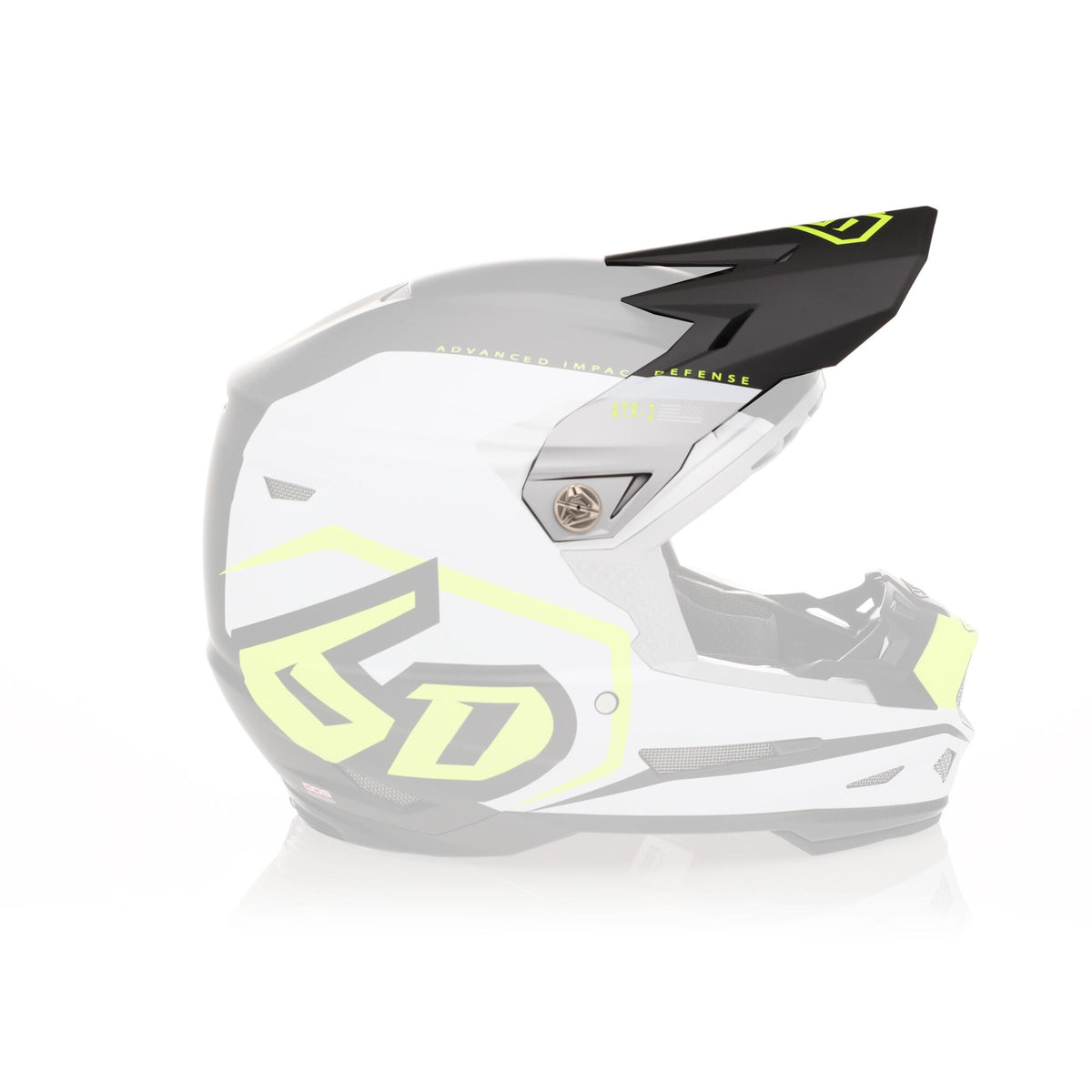 ATR-2 Visor Delta - Neon Yellow | High-Visibility Helmet Accessory ...