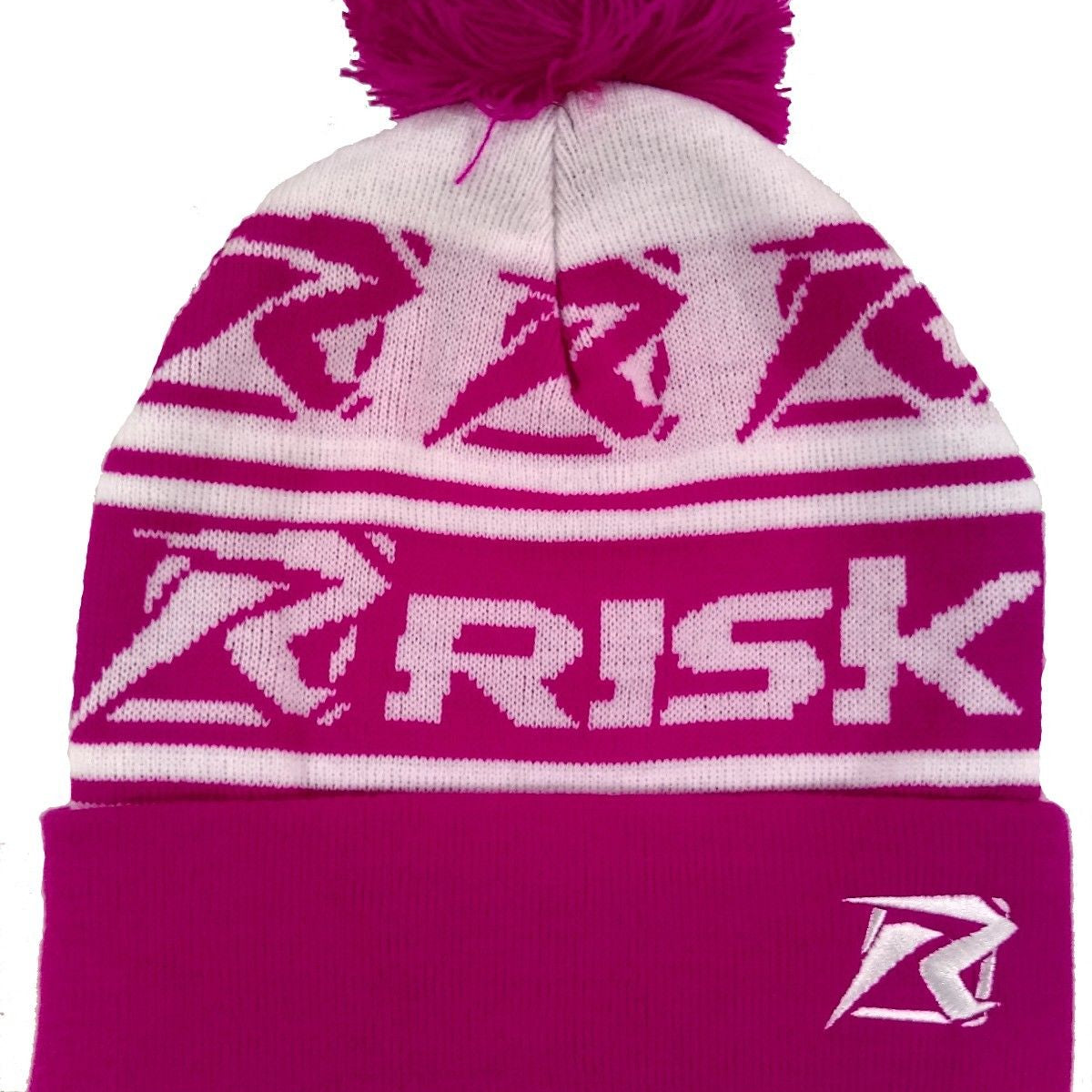 Risk Racing Beanie - B3 Pom Pom, Pink – Dirt Store
