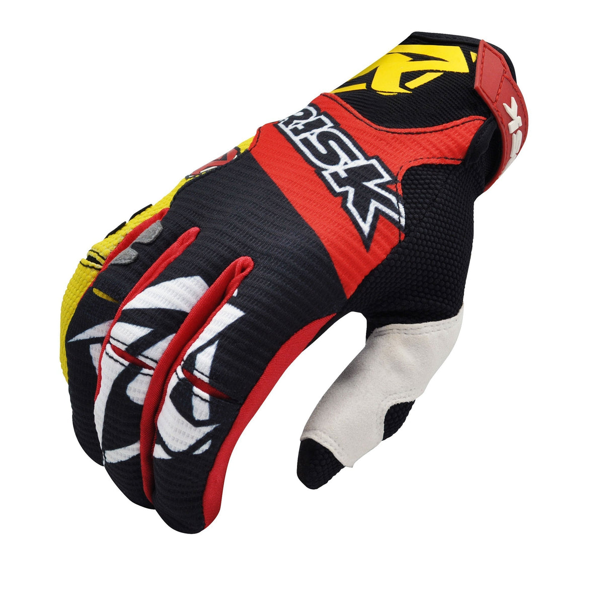Risk Racing VENTilate V2 Gloves - Yellow / Red – Dirt Store