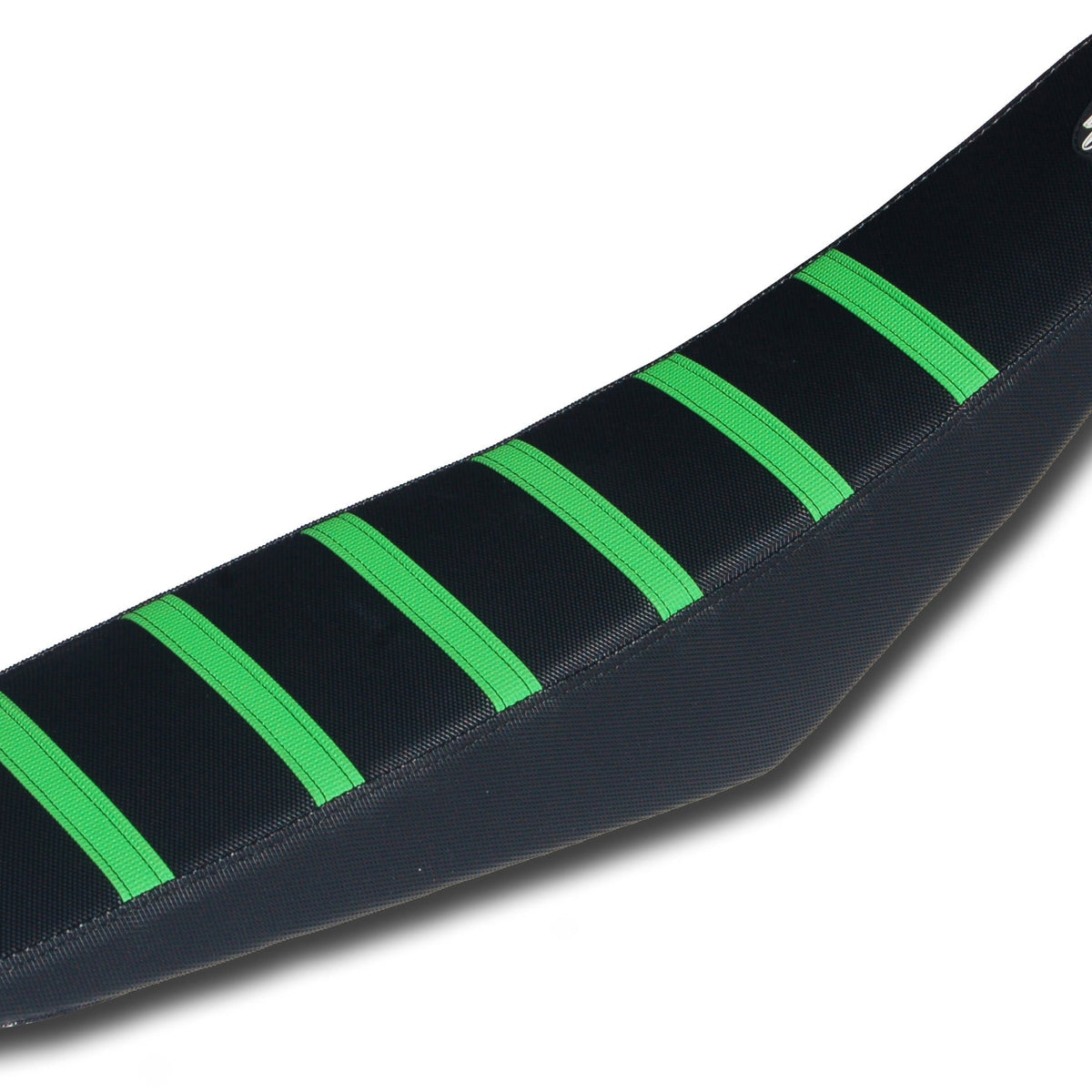 GUTS Racing Ribbed Velcro Cover Black with Green rib Kawasaki KX125 03 ...